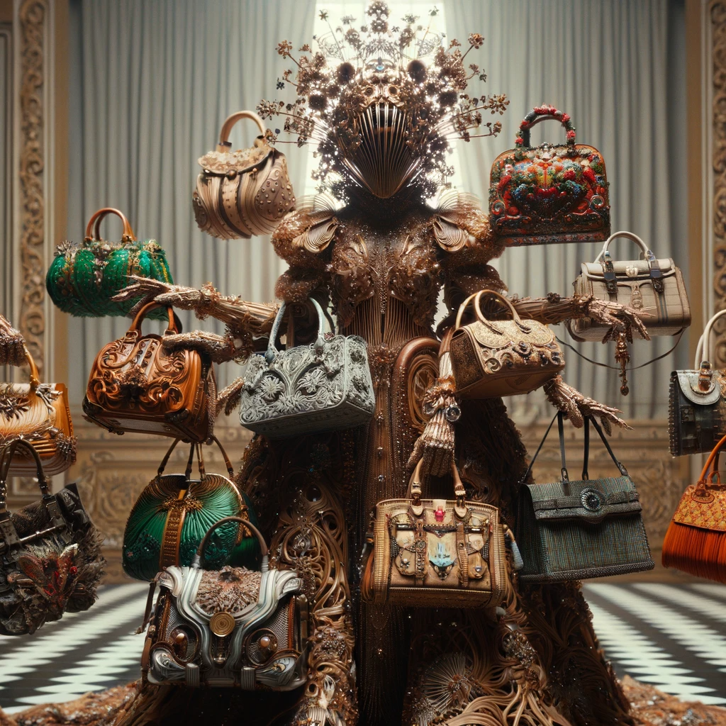 Material purses store